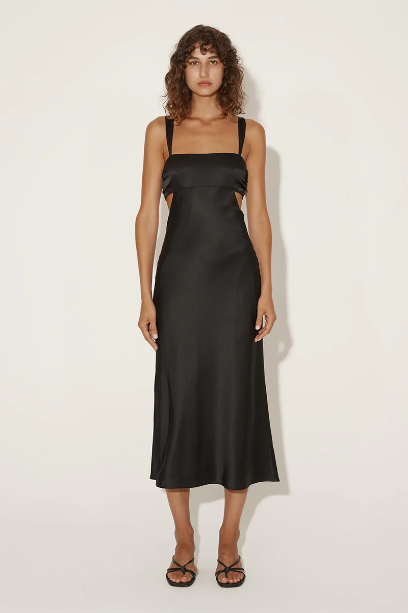 Felicity Dress in Black – Rabbit Borrows