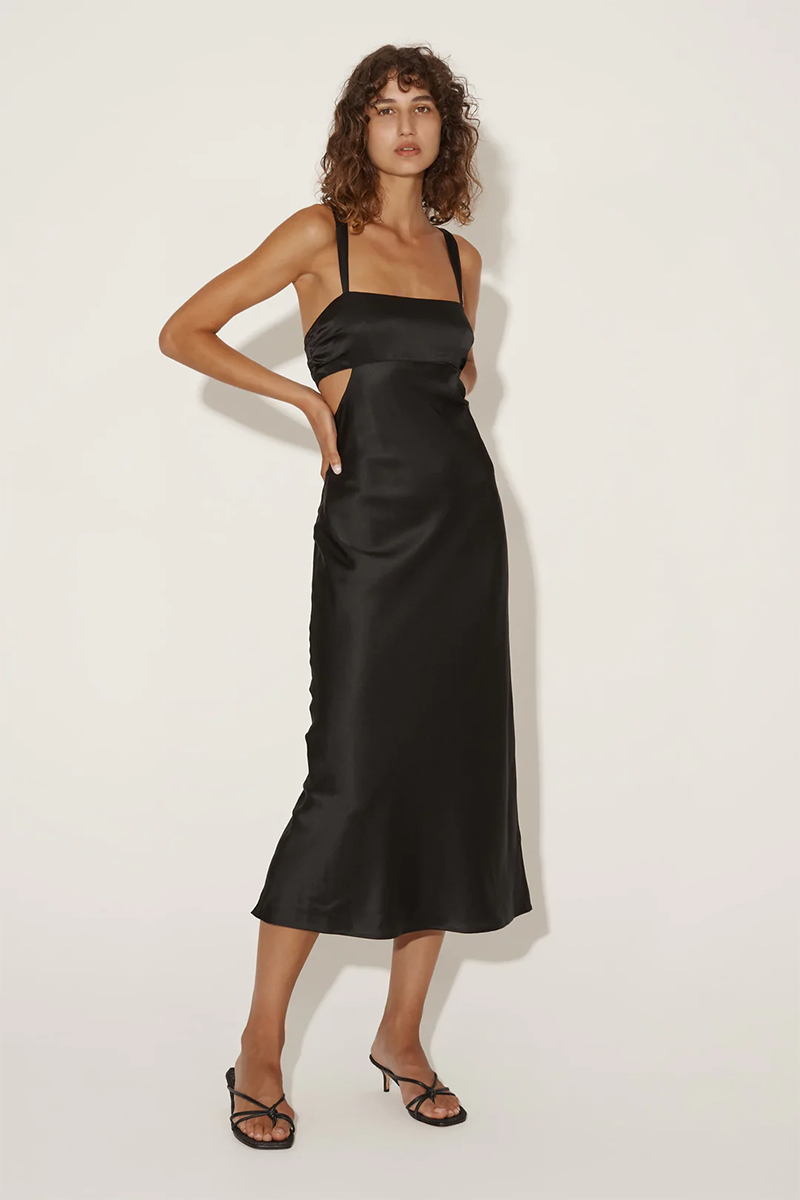 Felicity Dress in Black – Rabbit Borrows